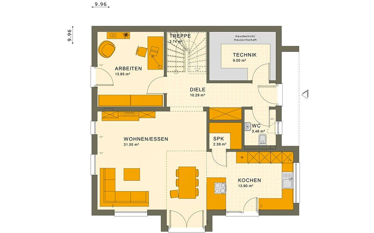 SUNSHINE 167 V7 | Living Fertighaus GmbH | Grundriss & Bilder auf Bauen.de